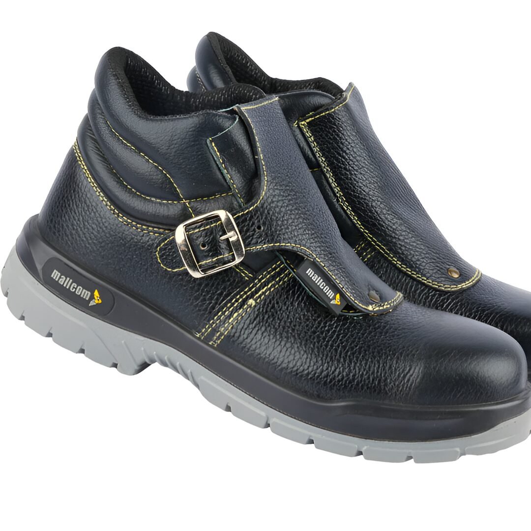 Mallcom Python Grain Leather Safety Shoe - Industrial Safety Equipments ...
