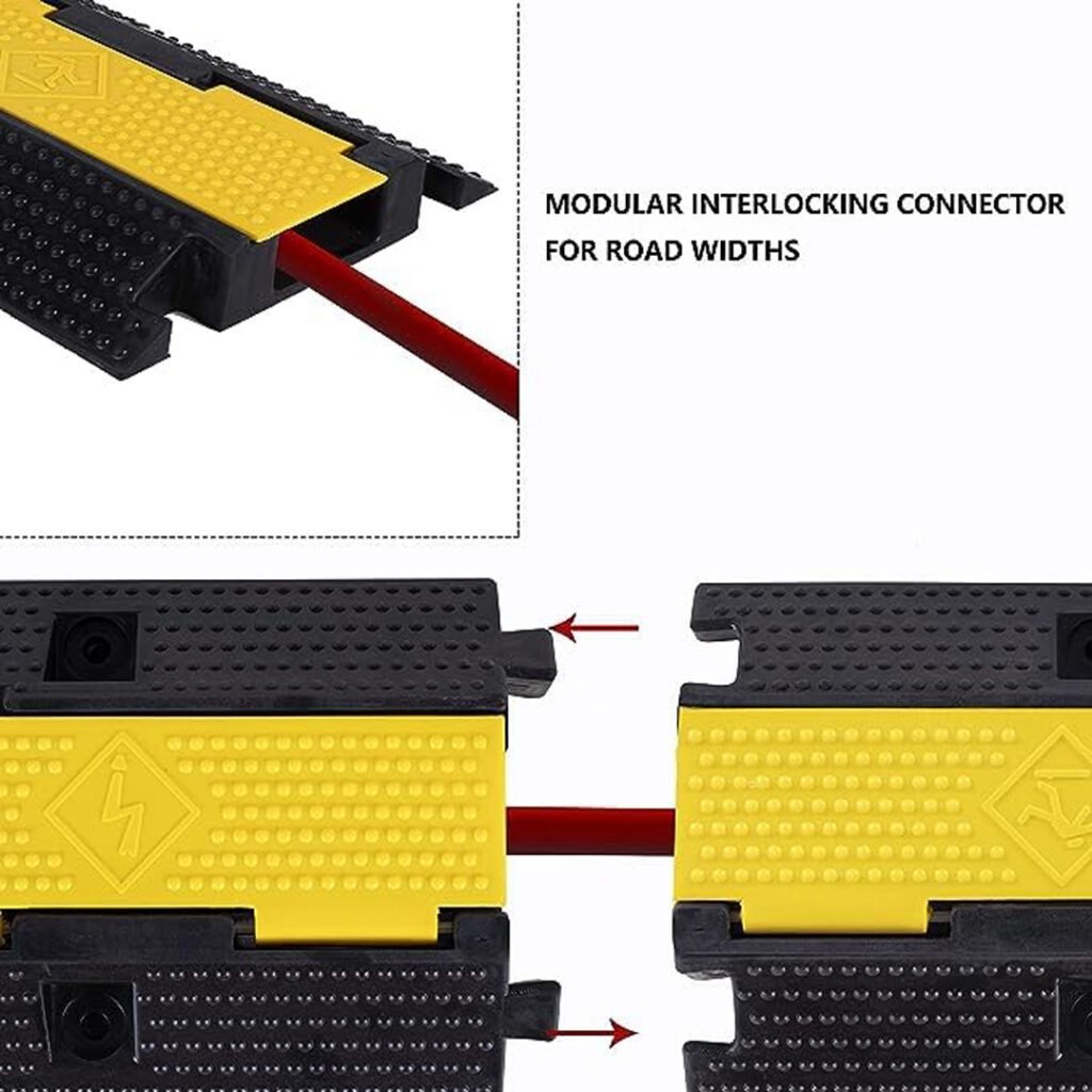 Rubber Cable Protector 1 Channel - Industrial Safety Equipment ...