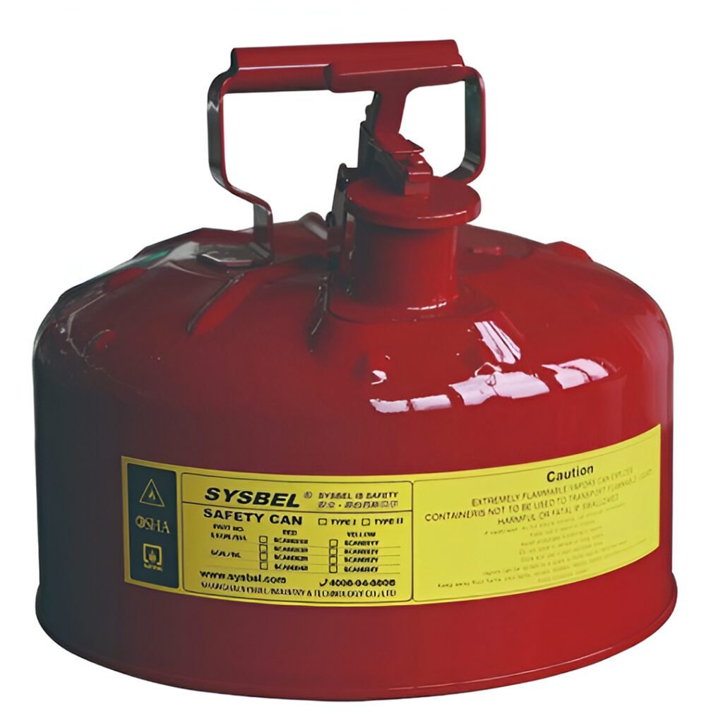 Sysbel Type I 2.5 Gallon Safety Can - Industrial Safety Equipment ...