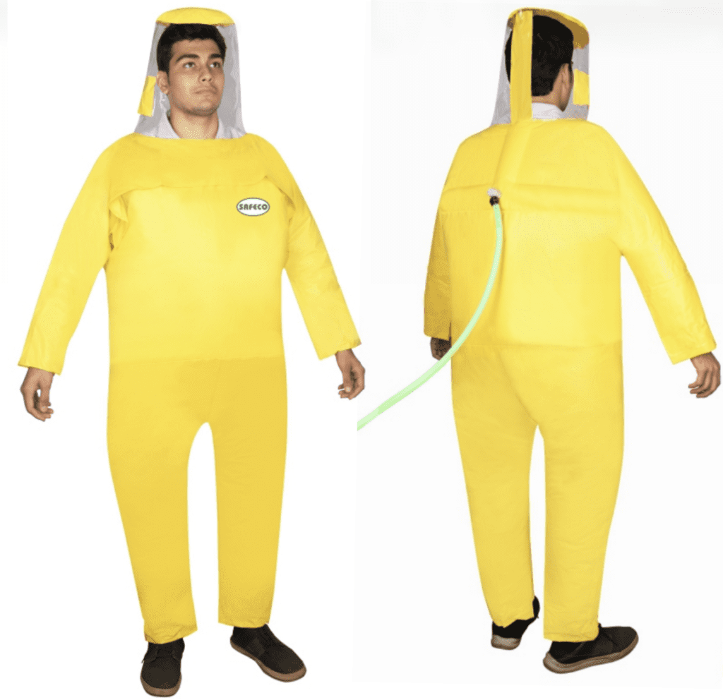 PVC Pressure Suit With Airline Connections - Industrial Safety ...