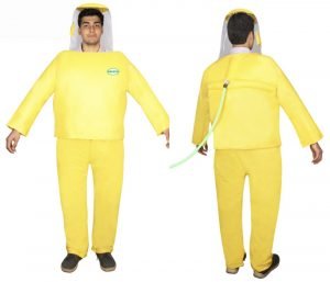PVC Pressure Suit With Airline Connections - Industrial Safety ...