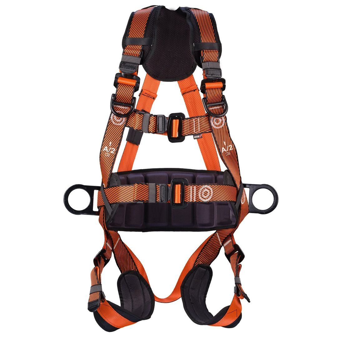 Polyester Orange & Black stripes ULTRA 01 Safety Harness - Industrial ...